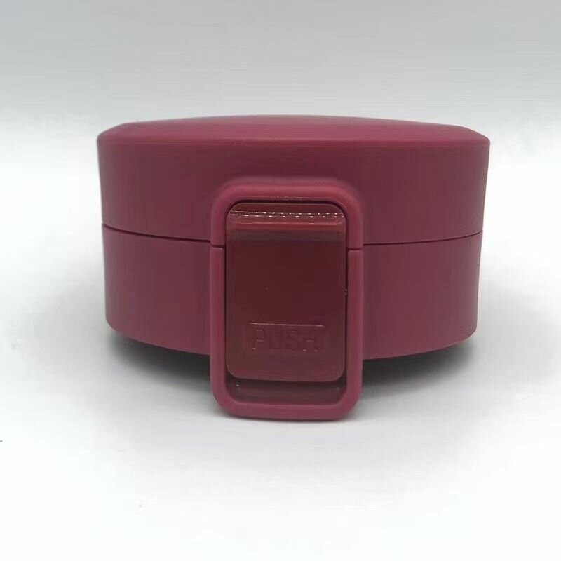 Откидная крышка стакана для воды с герметичной крышкой красного цвета