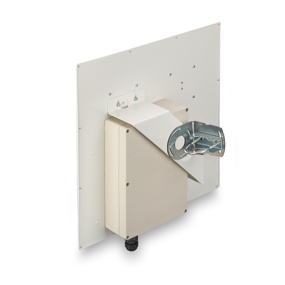 Антенна Kroks KAA20-1700/2700 МГц BOX, с гермобоксом панельная, направленная, широкополосная 2G/3G/4G/LTE, MIMO, разъёмы SMA(male), усилением 20дБ .