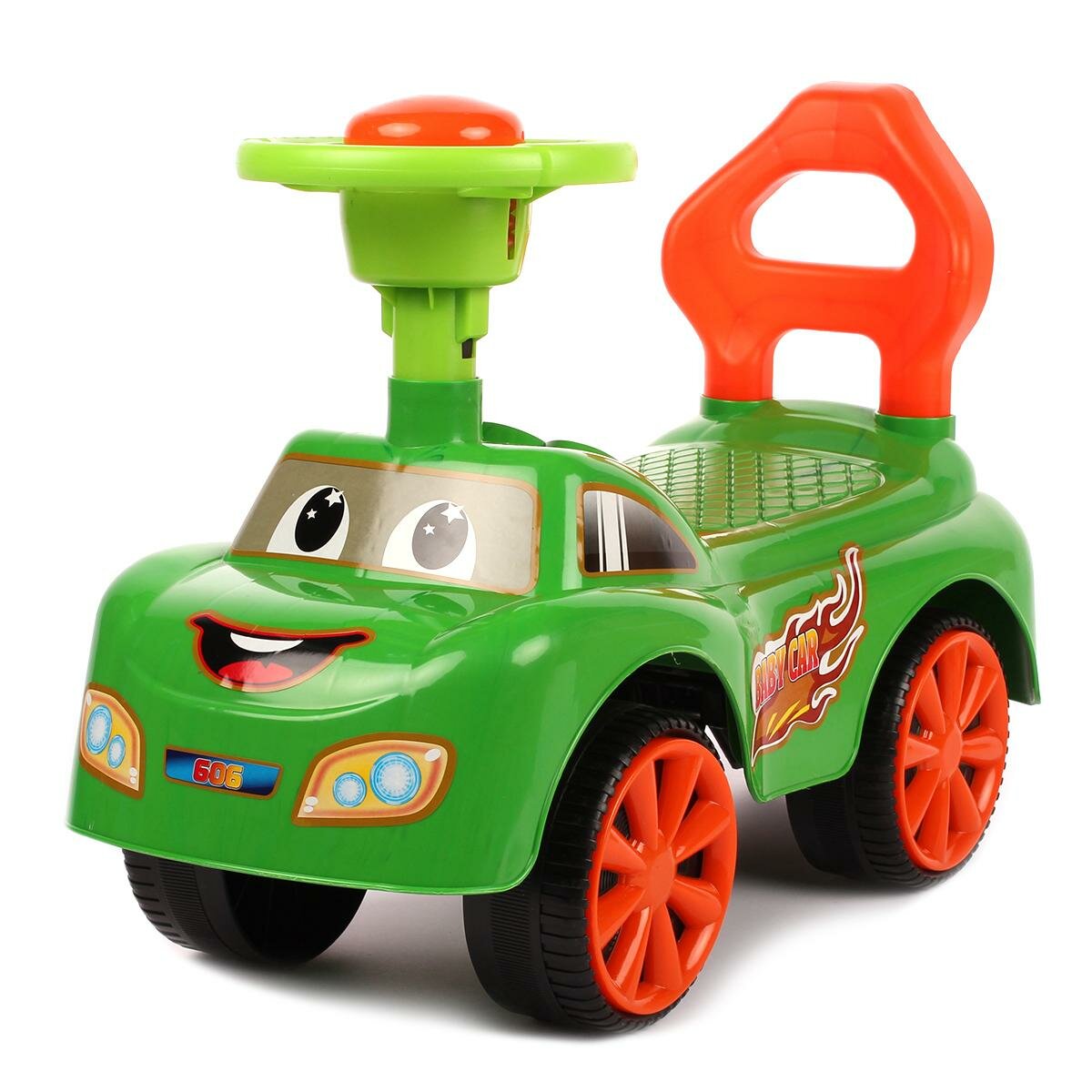 Толокар TOYMIX № ТМ-0606-З, детская каталка, пластик, 55x25.5x27 см