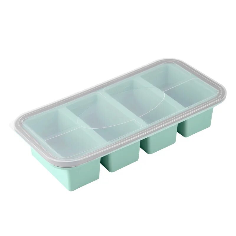 Силиконовая форма для заморозки SMHXIANGQIANJIN Green-4grids