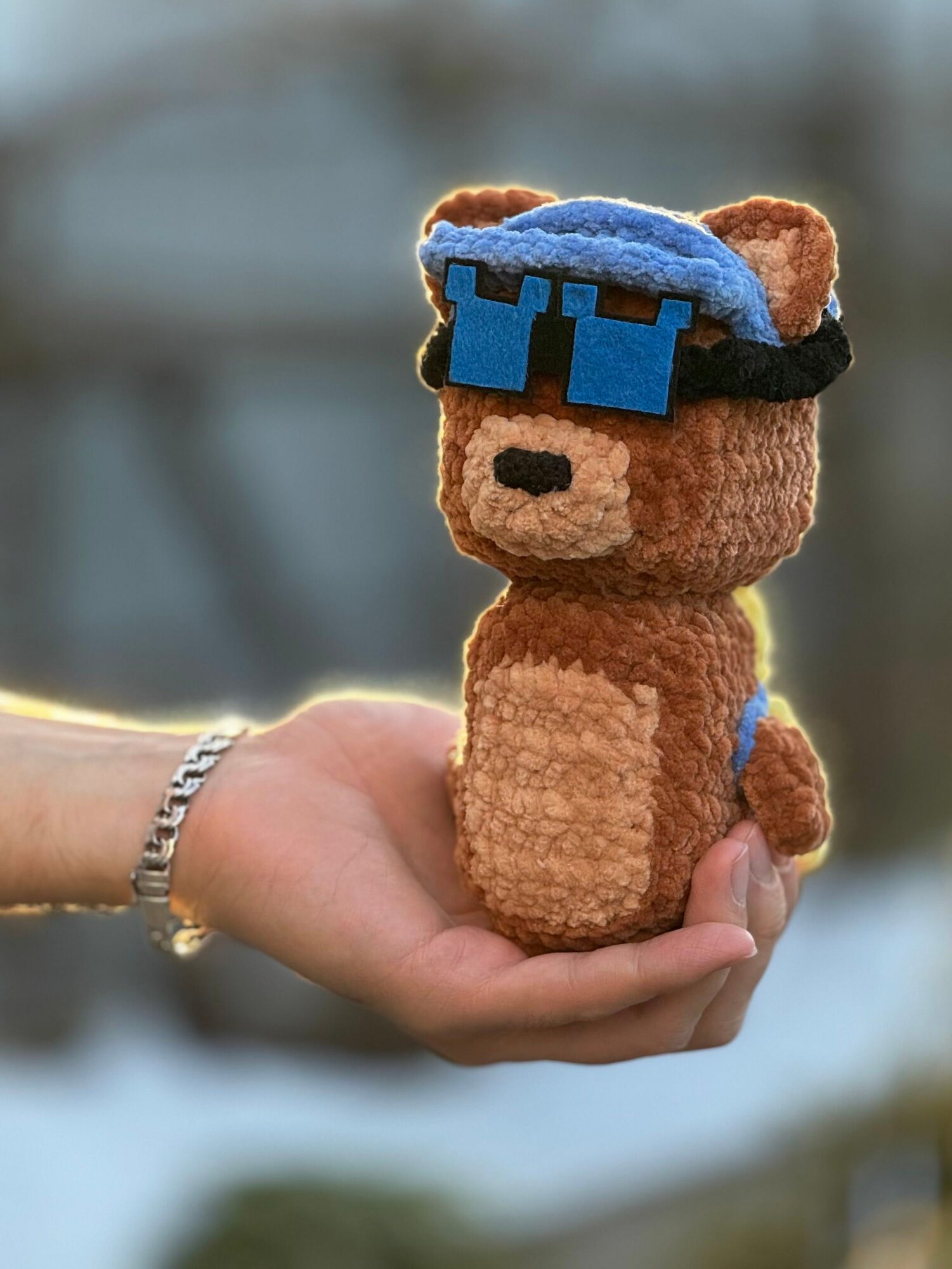 Super Bear Adventure медведь, мишка Баарен из игры, мягкая игрушка Super Bear Adventure