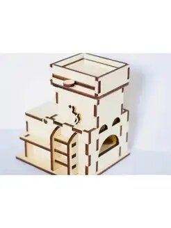 Конструктор русская печь, дополнение к кукольному домику, поделка в садик или в школу, для игрового домика