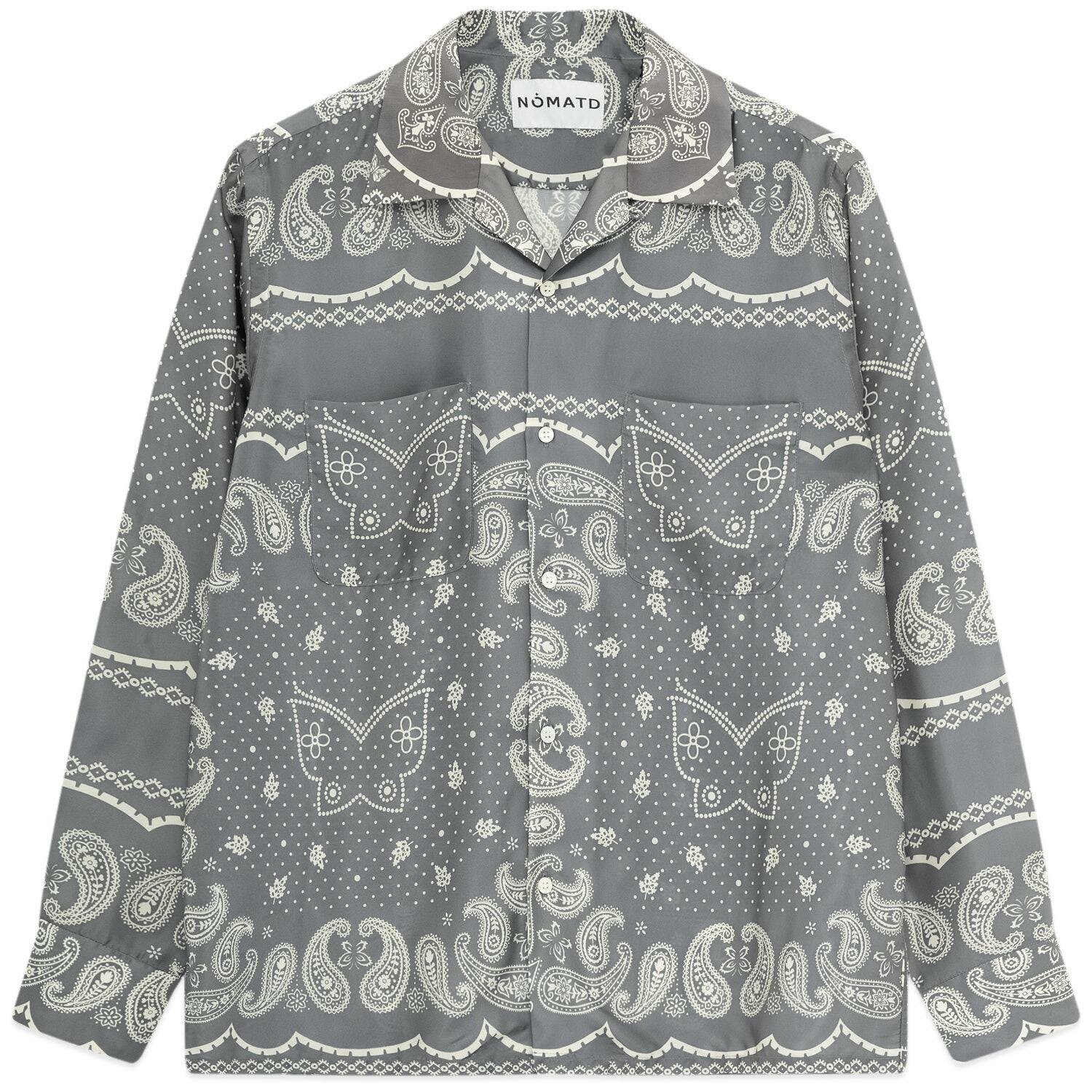 Рубашка Рубашка Noma T.d. Papillon Open Collar Shirt Noma T.d. & Needles