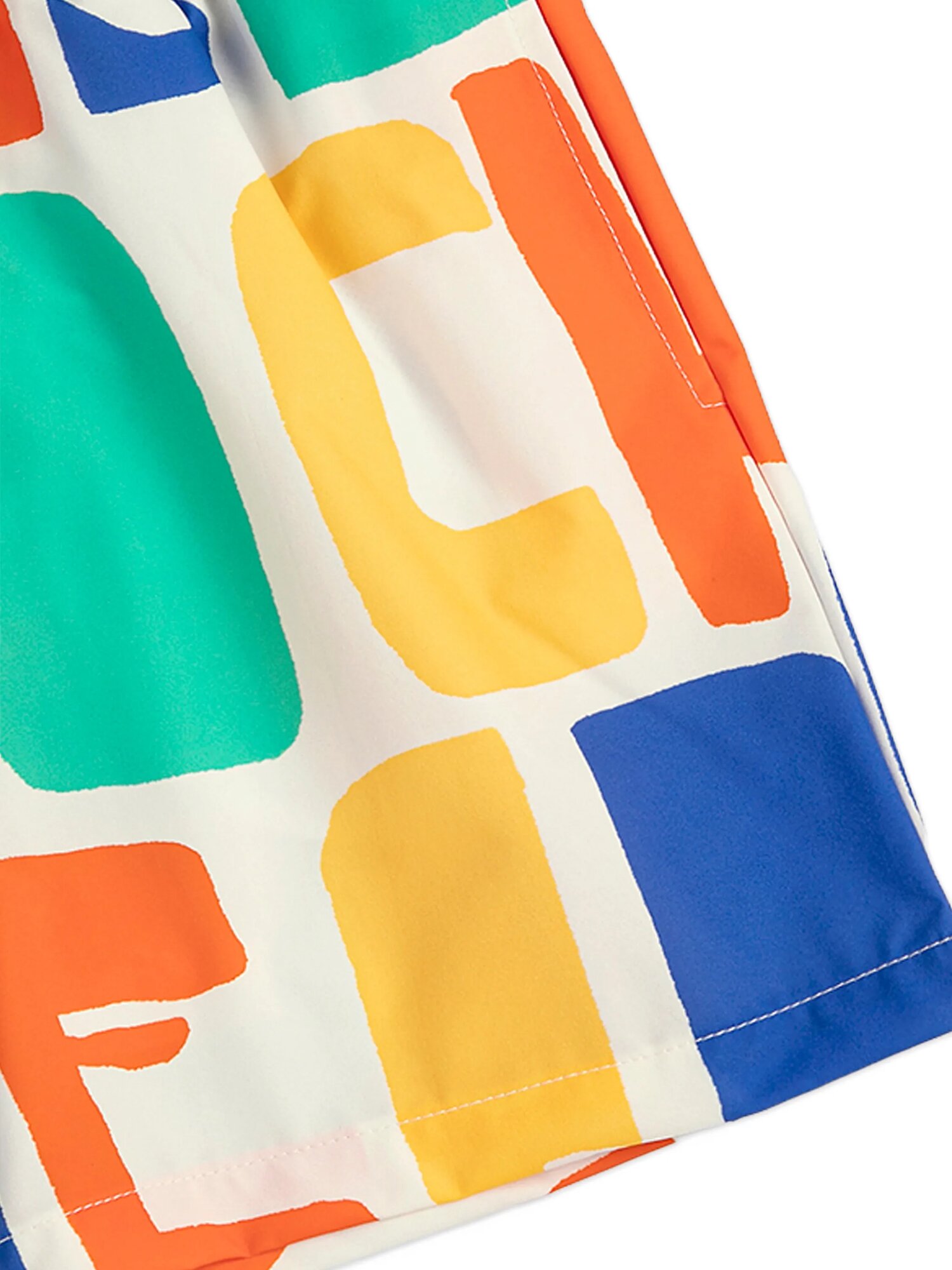 Шорты BOBO CHOSES Patterned swim shorts, размер 110, белый — фото 1