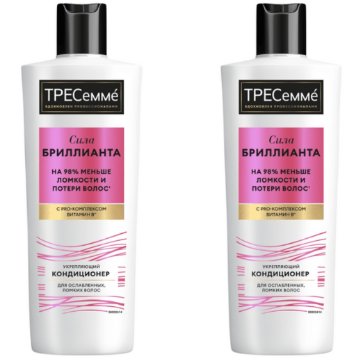 Тресемме Кондиционер для волос Diamond Strength, 400 мл, 2 штуки