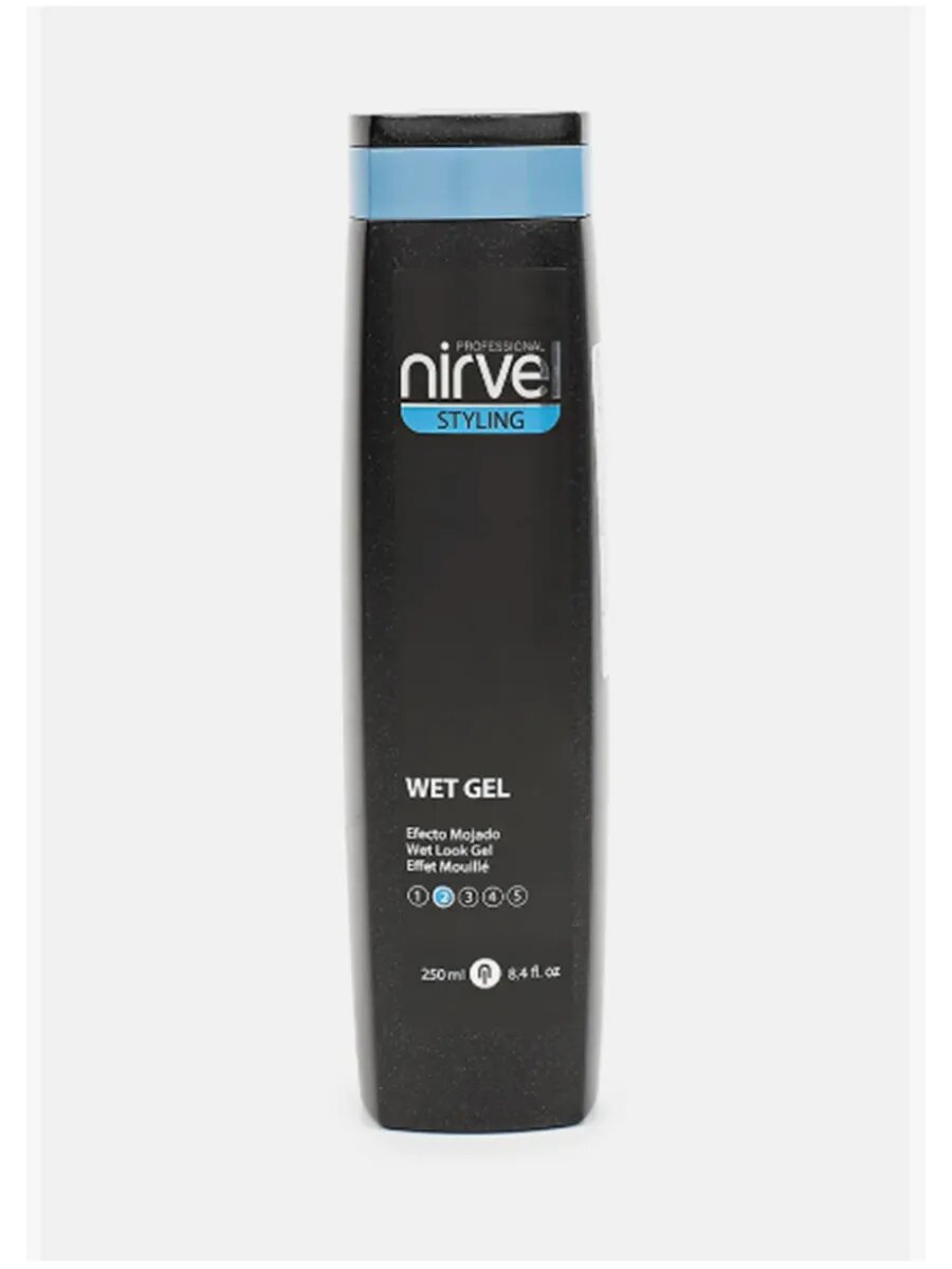 Гель для укладки волос Nirvel Wet Gel, для всех типов волос, 250 мл, средняя фиксация
