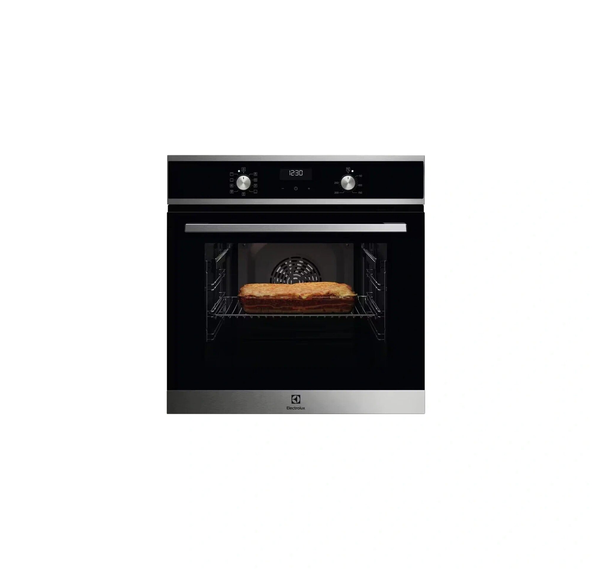 Духовой шкаф Electrolux EOF5F50BX, нержавеющая сталь, черный, 65 л, электрический гриль