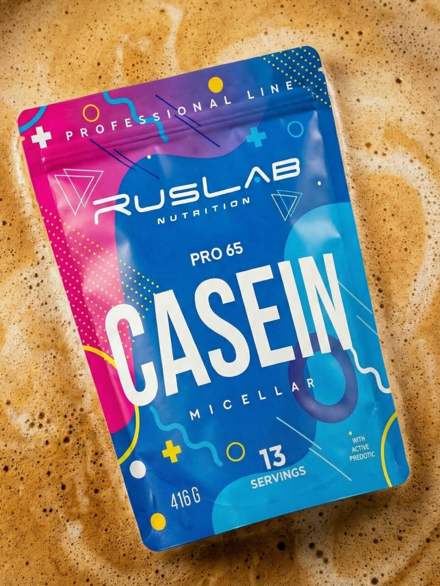 Казеиновый протеин CASEIN PRO 65 (416 гр), капучино
