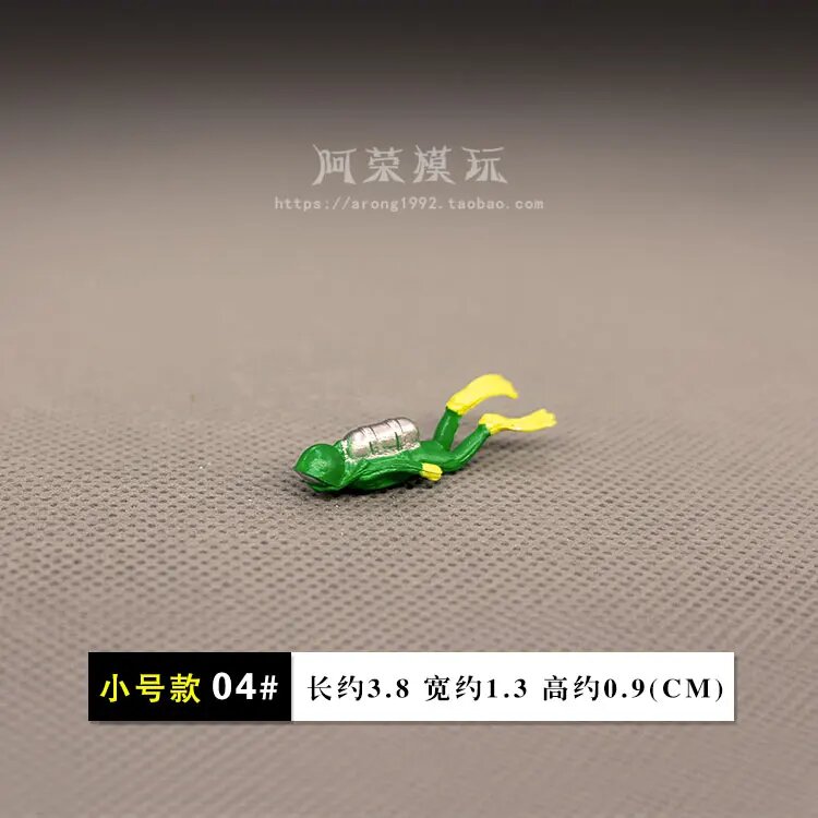 Миниатюрная модель дайвера, желтый, small 04