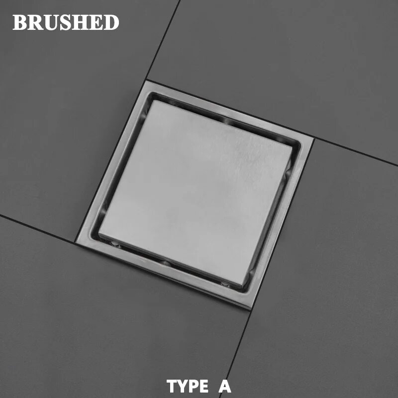 Слив для душа Type A Brushed