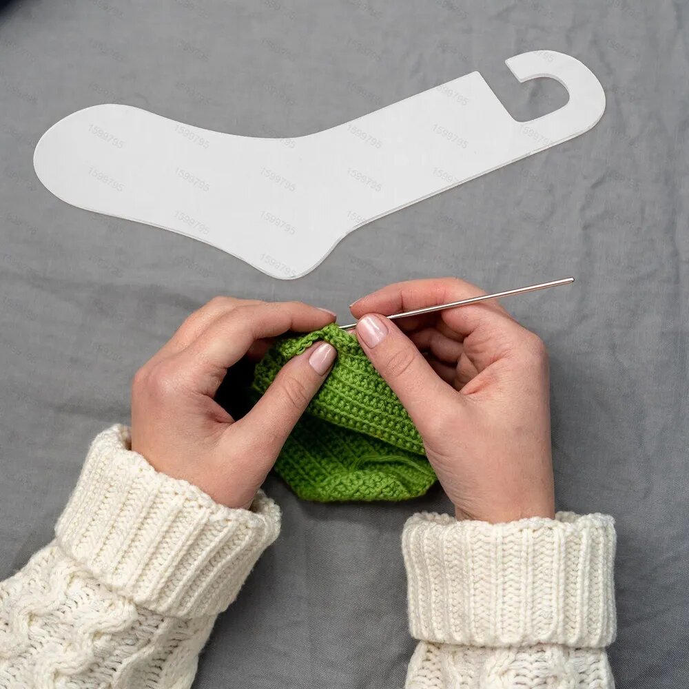 Прозрачный акриловый блокатор для носков, регулируемый инструмент для вязания, для шитья