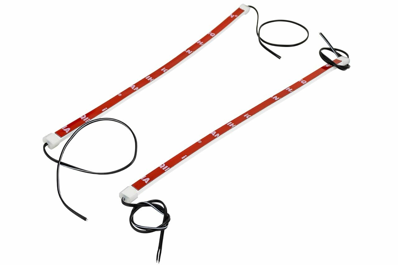 Гибкие светодиодные ленты ДХО Sal-Man (2шт) белые 30см универсальные