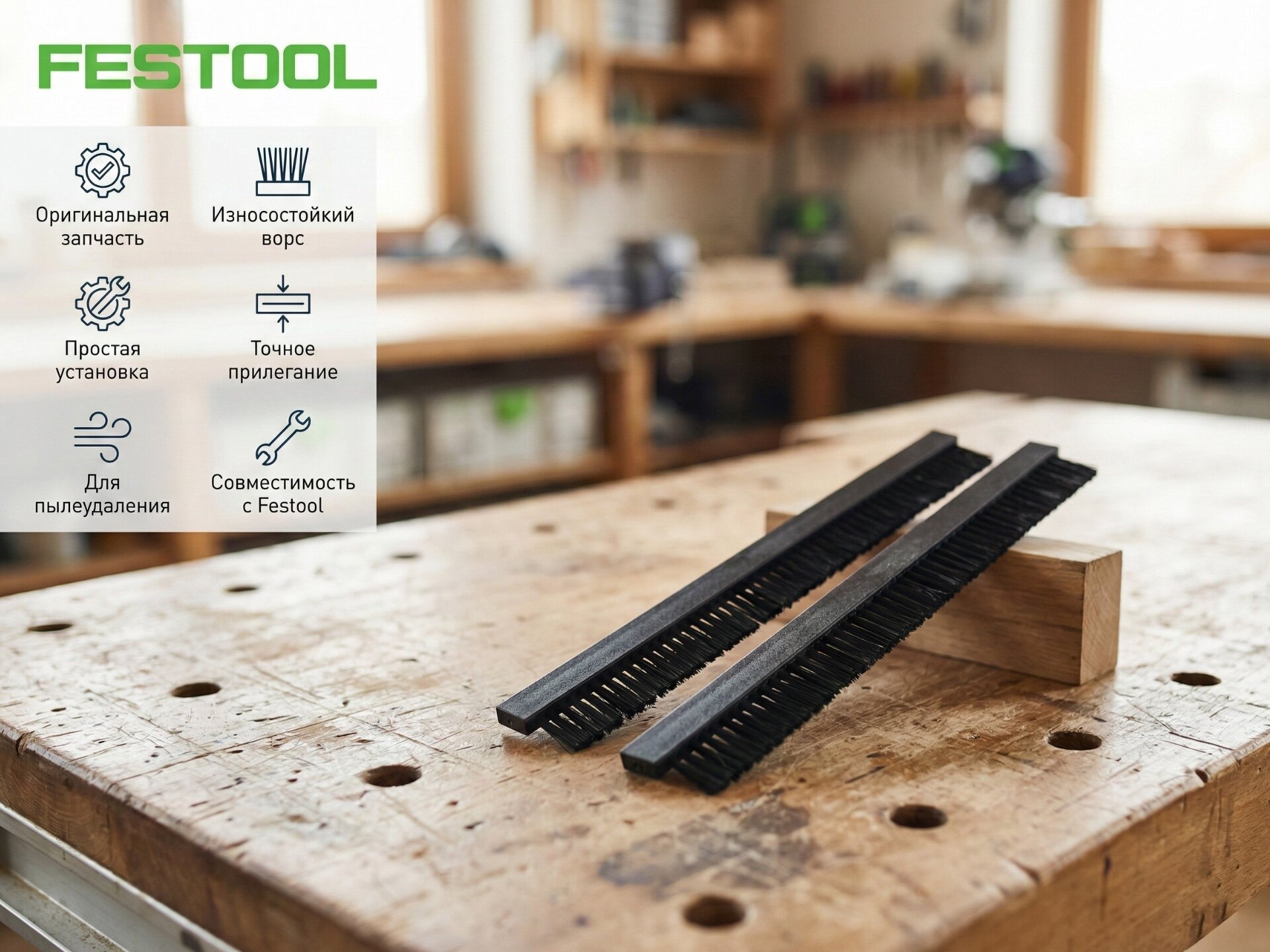 Вставка щеточная Festool AHP-RAS D115/2