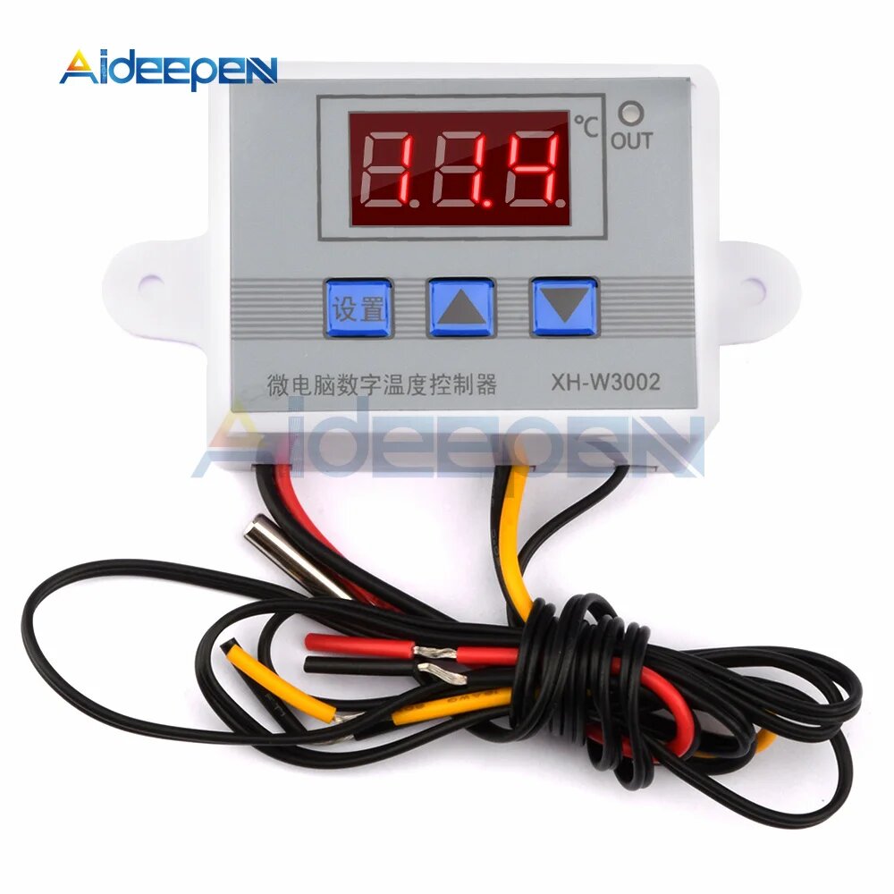 Цифровой терморегулятор Aideepen W3002 24-60В
