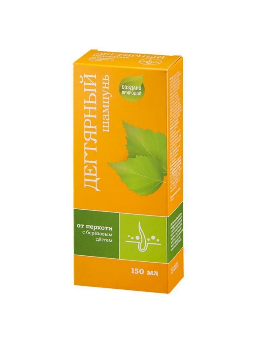 Шампунь Дегтярный, шампунь, против перхоти, 150 мл, 1шт.