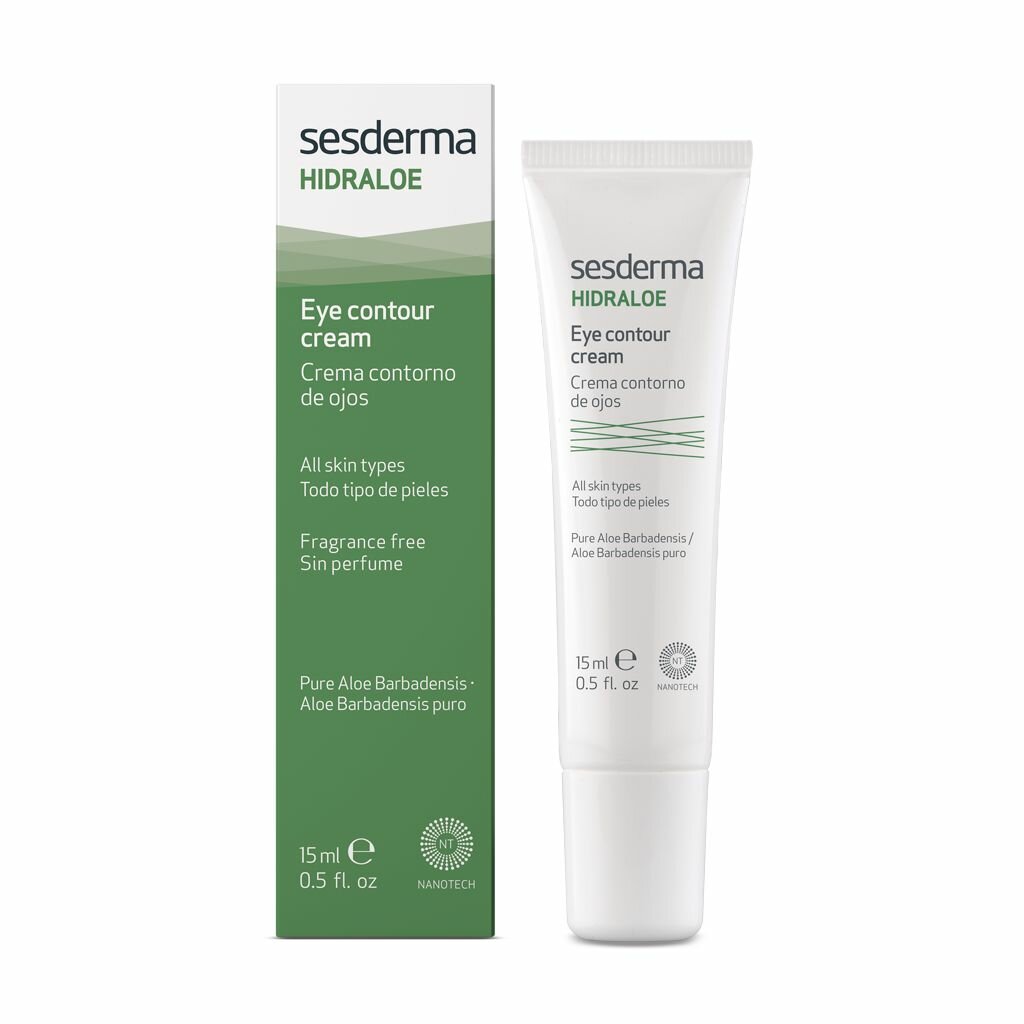 SesDerma Увлажняющий крем-контур вокруг глаз Hidraloe Eye Contour Cream, 15 мл