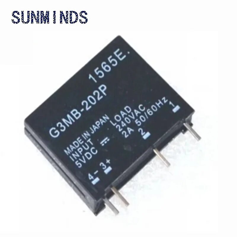 Твердотельные реле G3MB-202P-5VDC G3MB-202P-5V G3MB-202P DC-AC PCB, SSR в 5VDC из 240V AC 2A