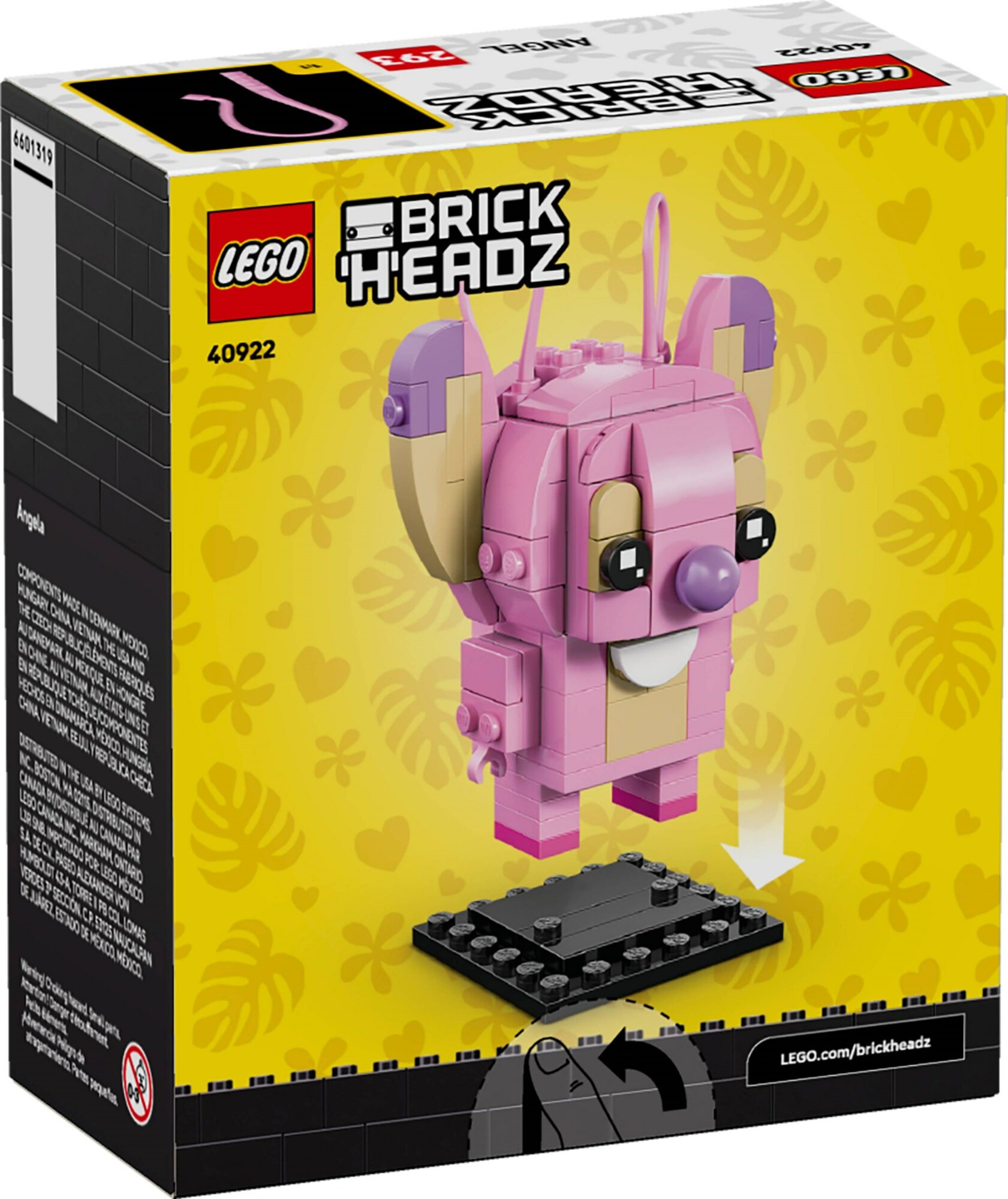 Конструктор LEGO BrickHeadz Disney 40922 Лило и Стич: Ангел, 133 детали