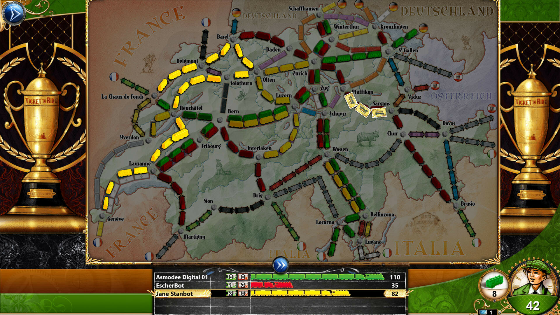 Ticket to Ride: Classic издание - Switzerland DLC Steam Ключ
