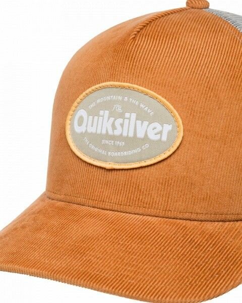 Бейсболка Quiksilver Весна-лето 2024 для мужчин, размер 1SZ, коричневый — фото 1