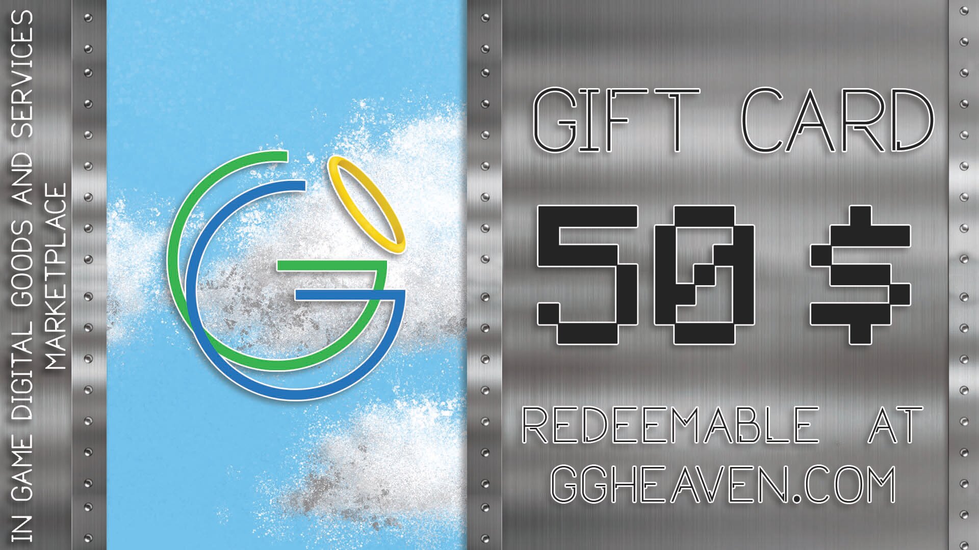 GGHeaven 50$ Подарочная карта • регион Весь мир