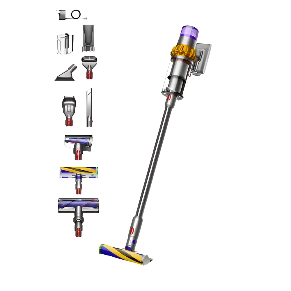 Вертикальный пылесос Dyson V15 Detect Absolute SV47, IN, серебристый