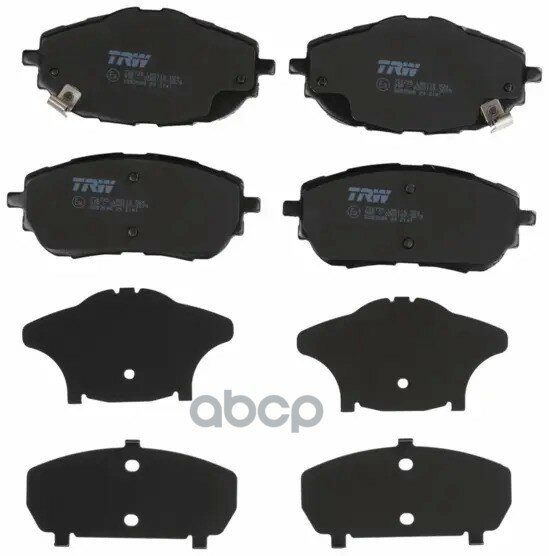 Колодки тормозные дисковые TOYOTA: AURIS 12-, AURIS TOURING SPORTS 13-, AURIS VAN 13-, COROLLA 06-, COROLLA 13- TRW арт. GDB3598