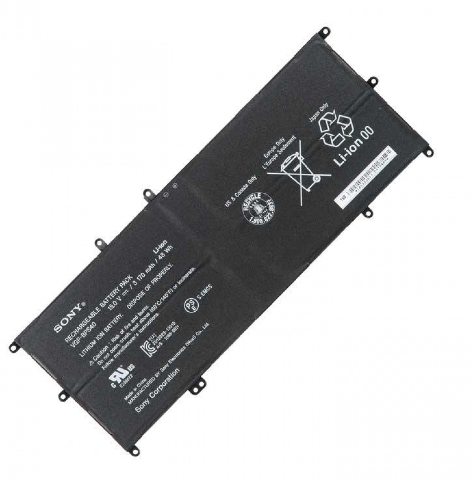 Аккумуляторная батарея MyPads VGP-BPS40 для ноутбука Sony VAIO Fit A SVF15, 3170mAh