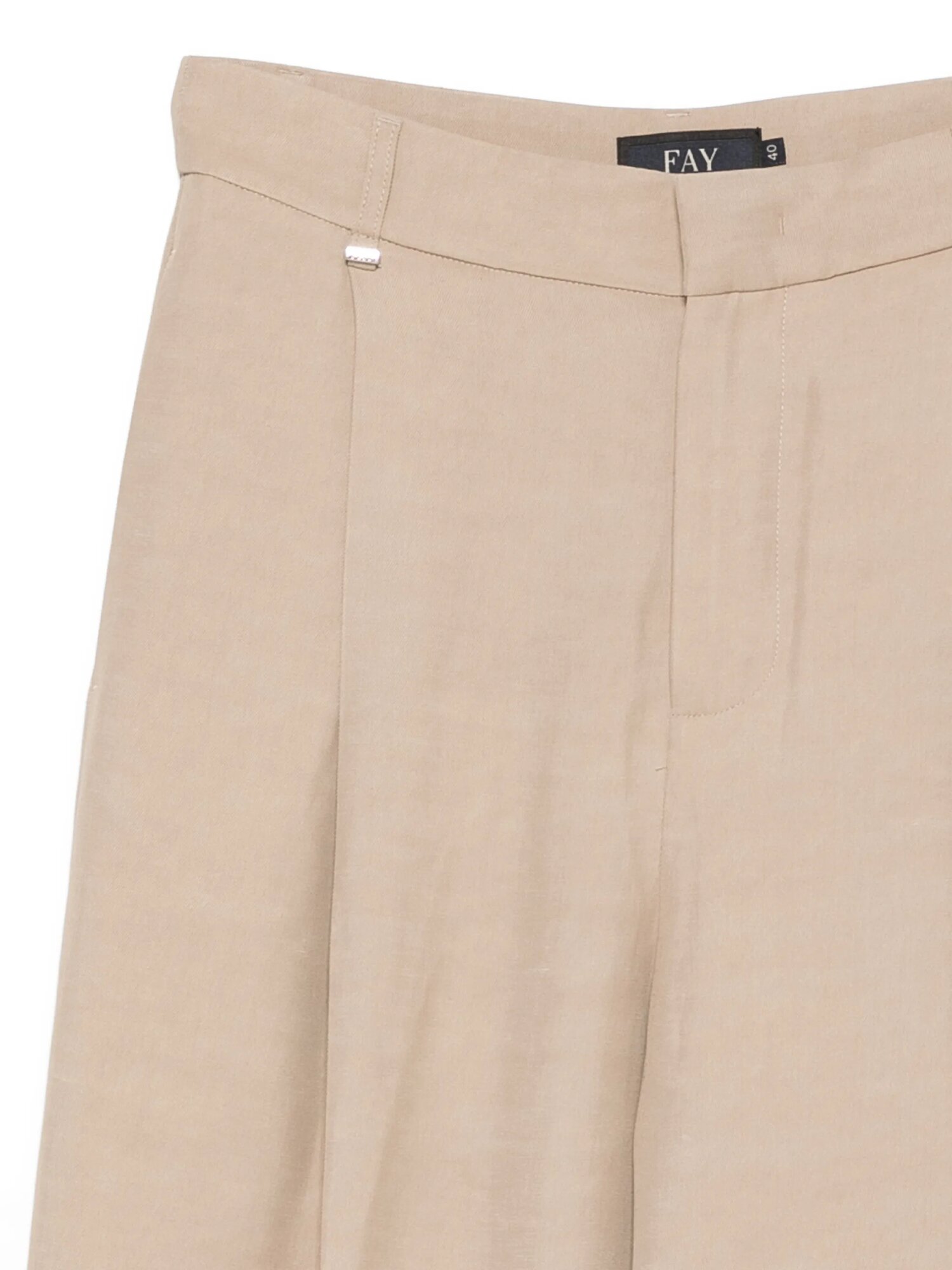 Брюки FAY Pleated trousers, размер 42, разноцветный — фото 1