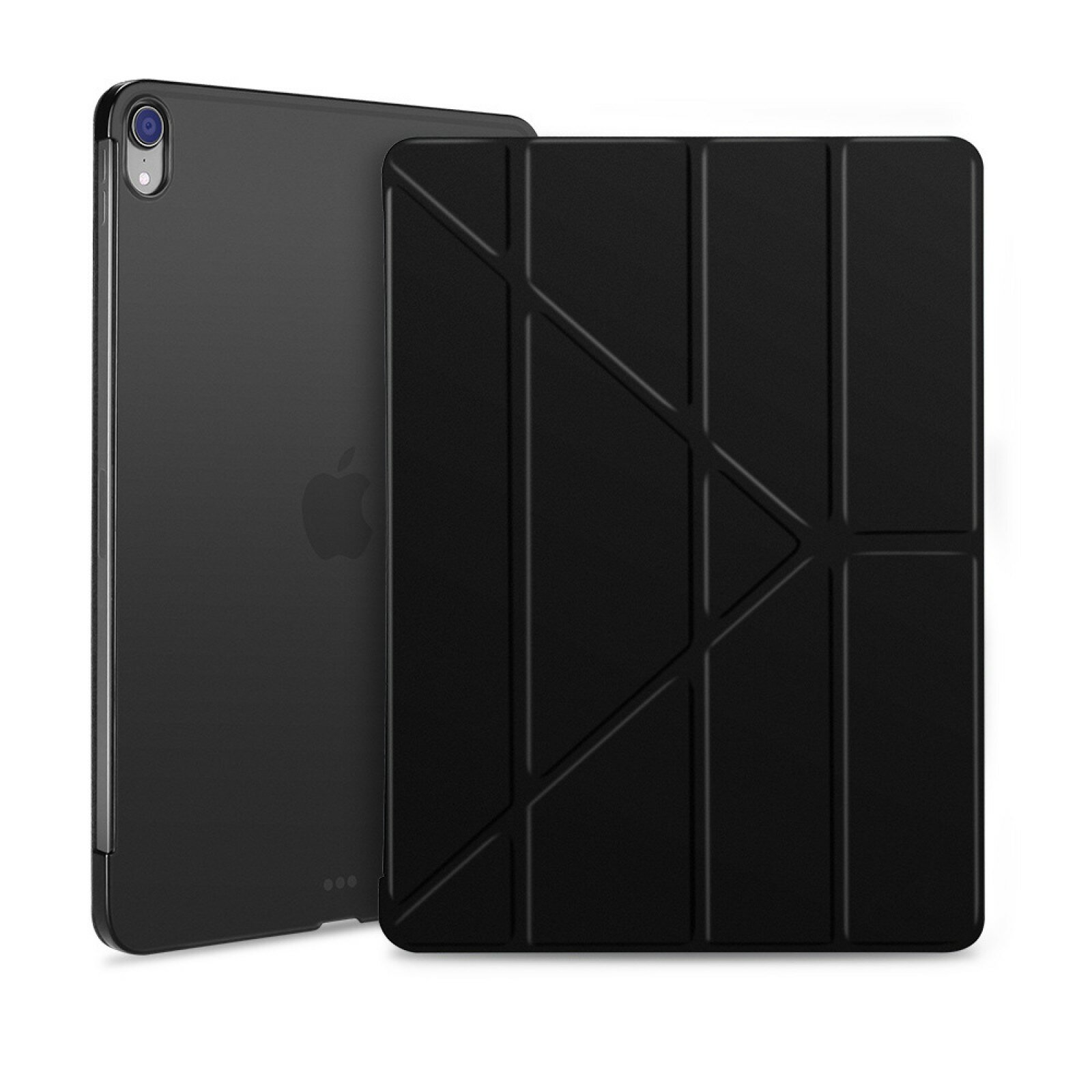 Защитный чехол MyPads с подставкой оригами для Apple iPad Pro 11.0 2020/2021, черный