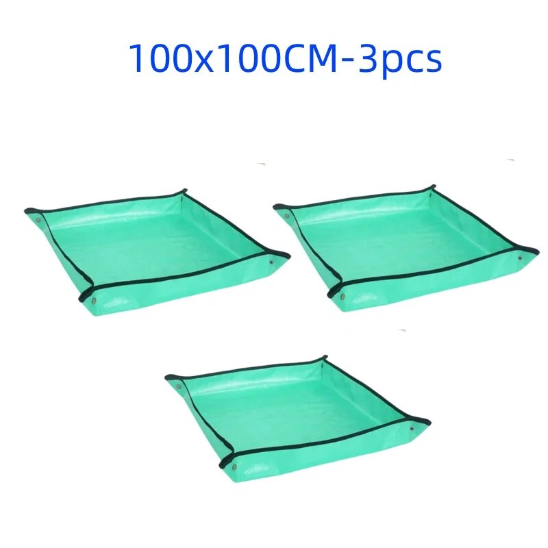Водонепроницаемый коврик для растений, Green 100x100см, 3шт