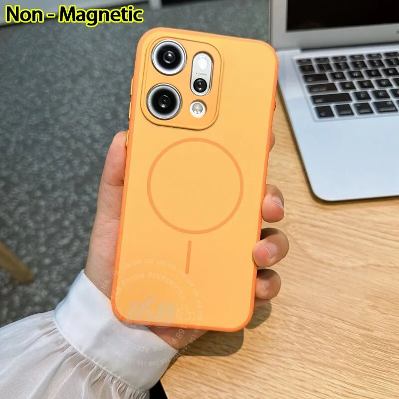 Чехол для OPPO Reno 15c 15 14 13 Pro F FS 5G 4G, простой однотонный Оппо Рено14 Ф, Желтый, orange
