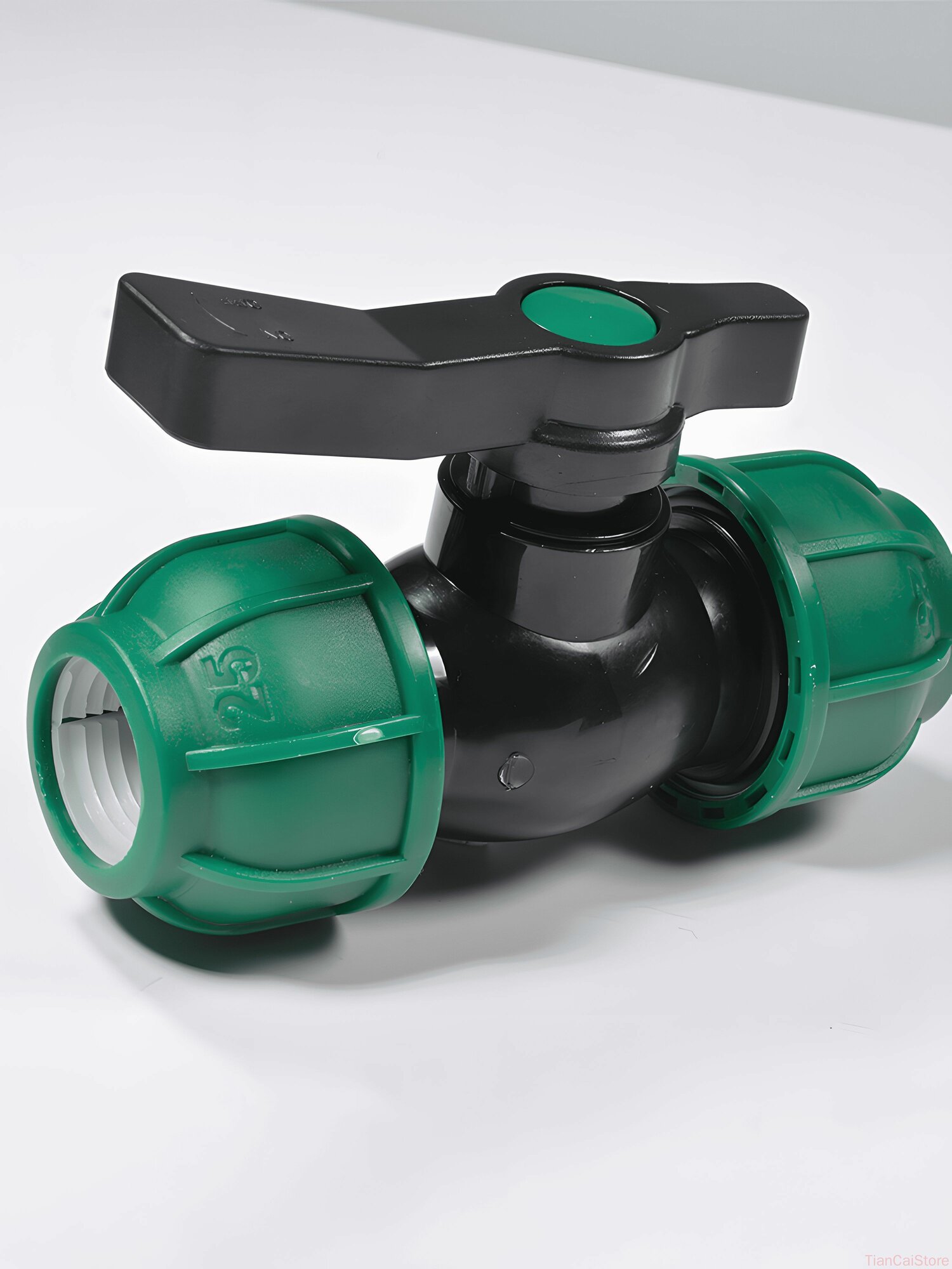 Новая продукция. Шаровой кран ПНД (PE 25), цанга D25/цанга D25, надёжный обжимной фитинг для труб, 1 шт