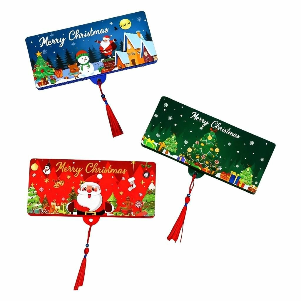 Кармашек для денег на Рождество, - Красный Зеленый Синий