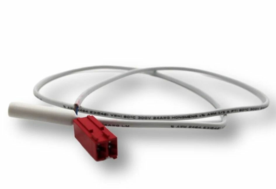 Датчик температуры холодильника Bosch 00619691 белый длинный с красным носиком