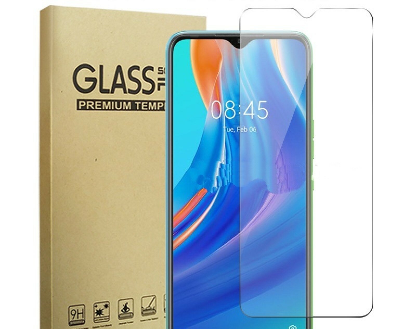 Защитное закалённое стекло MyPads Forti Glass для Tecno Pova 4 Pro с олеофобным покрытием