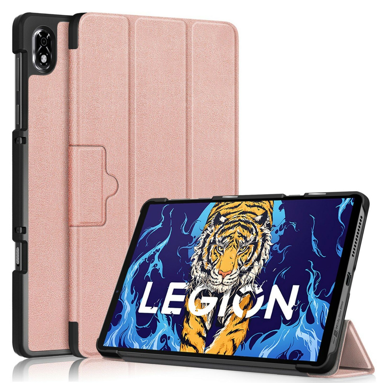 Чехол MyPads для планшета Lenovo Legion Y700 8.8" с функцией подставки и розовым цветом