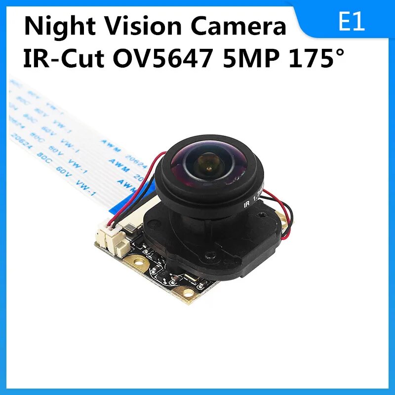 Камера Caturda Sensor OV5647 5Мп для Raspberry Pi E1 175 IRCut
