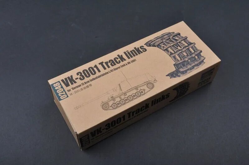 Trumpeter 02048 1/35 Немецкий 128мм Selbstfahrlafette L/61 VK-3001 TRack Links Танки