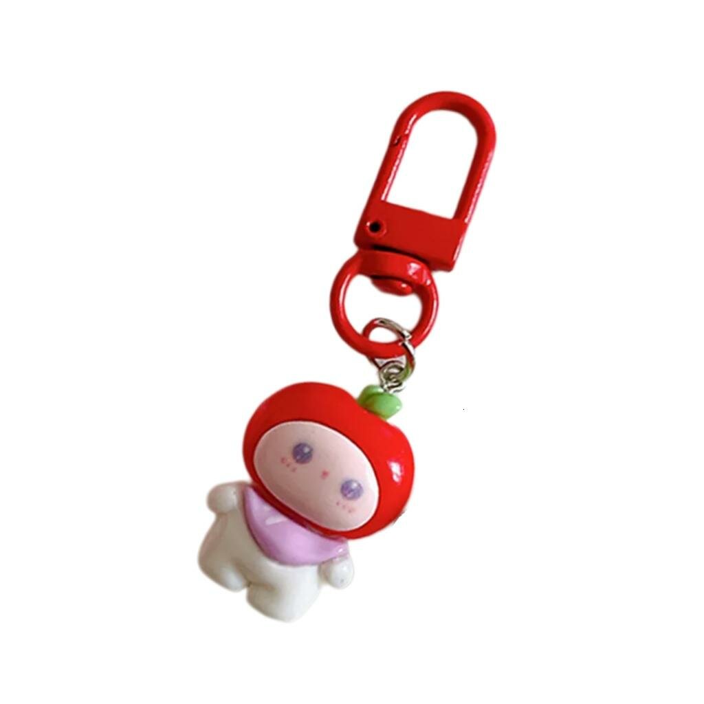 Фруктовый брелок для детской сумки, красный