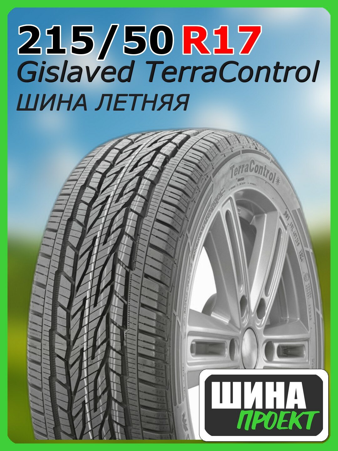Шина летняя Gislaved 215/50/17 H 91 TerraControl для легковых автомобилей 03600010000