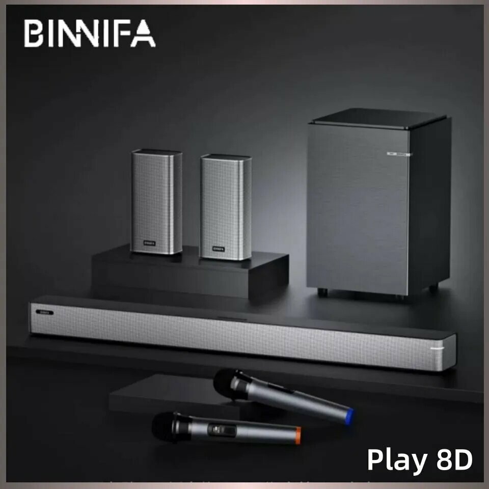 ДинамикиДинамик для домашнего кинотеатра BINNIFA 8D (версия для караоке)Компьютерная акустика