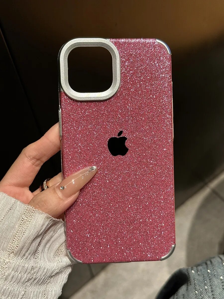 Чехол О'кейси, для iPhone 15, легкий, эстетичный, с принтом, розовый