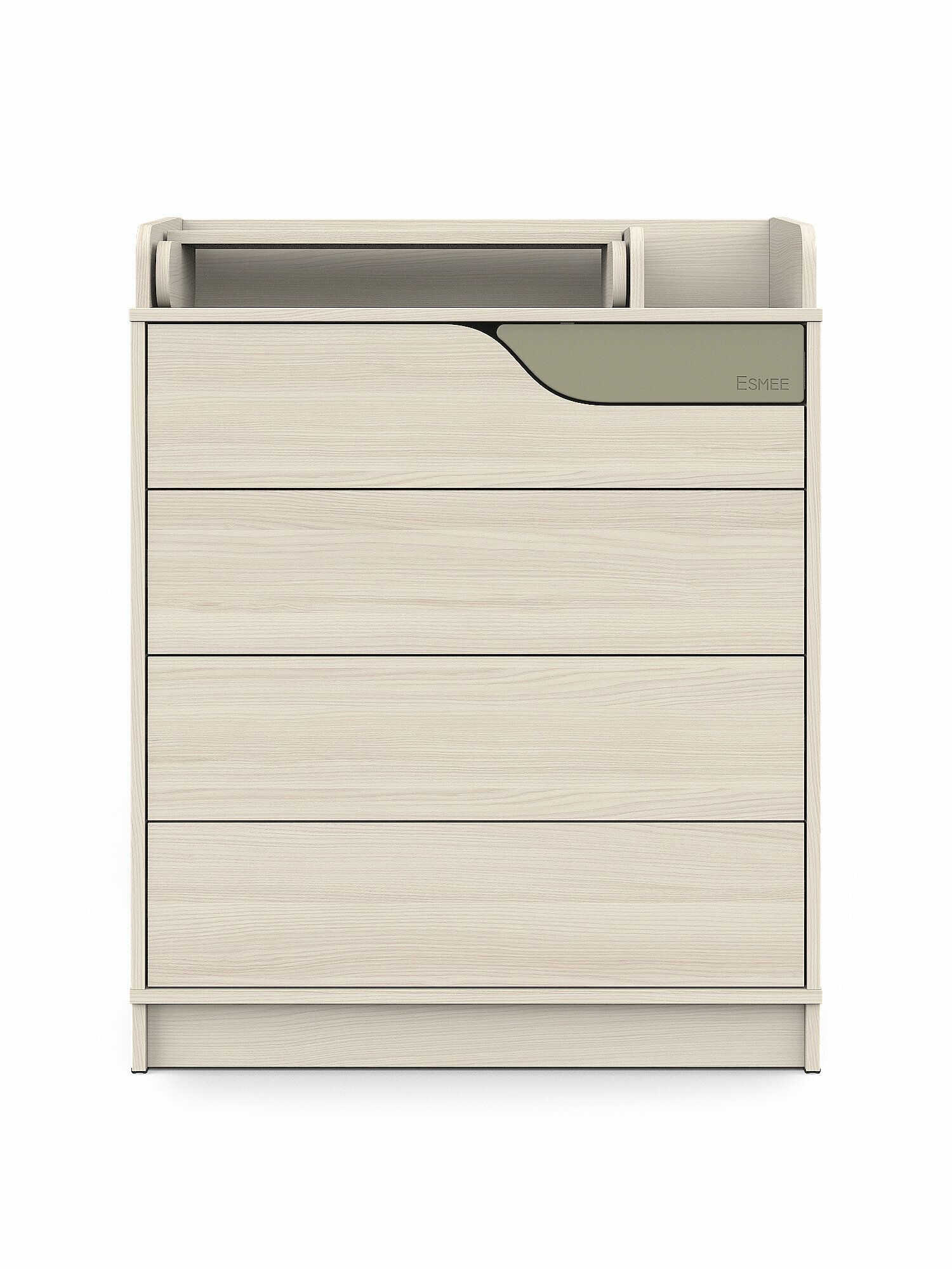 Пеленальный комод "Esmee", ясень севилья/оливковый