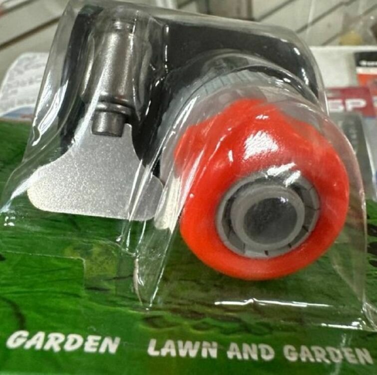 Переходник угловой 3162 AI-FA для труб 20-25 мм, обжимной с манжетой, выход на шланг 16 мм