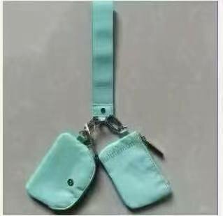 Двухсекционная сумка-кошелек на запястье в стиле Lulu, модная женская сумка на запястье, кошелек для монет.