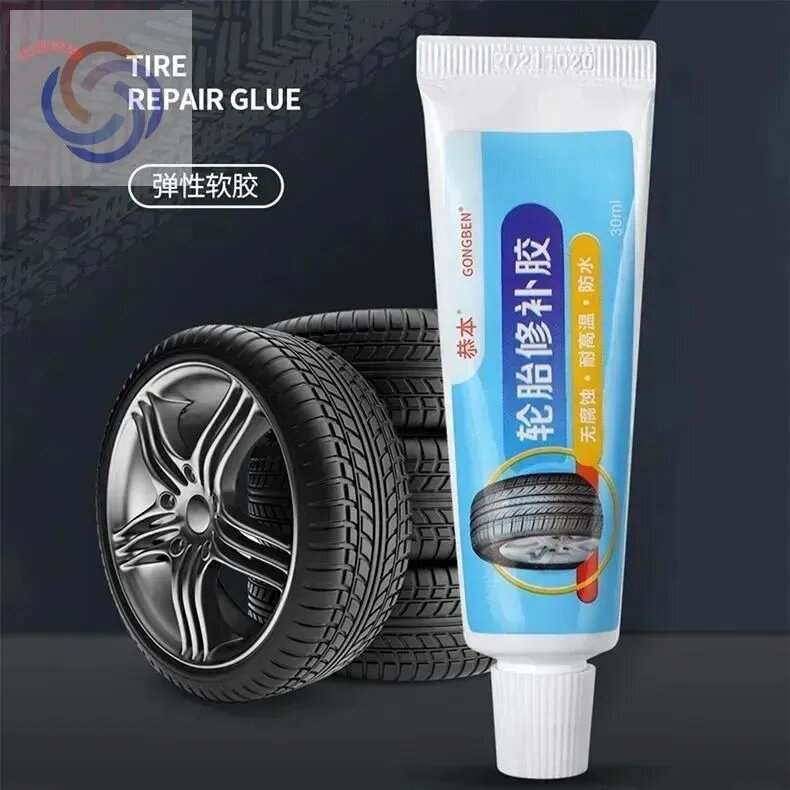 Клей шиноремонтный Готовый раствор, 60 мл, 1 шт, для резины, для шин