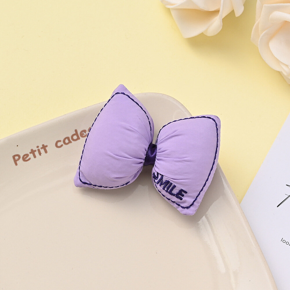 Трёхмерный бантик вафельного цвета с хлопковым наполнителем, аксессуар для волос, детали для рукоделия, декоративные элементы для одежды кукол, материалы для украшения шляп, креативный набор материало