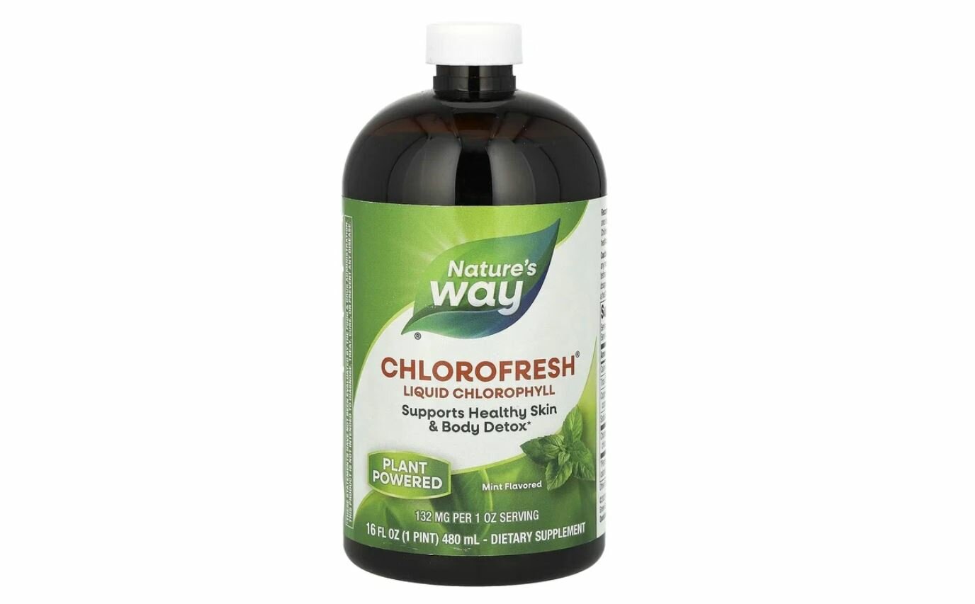 Nature's Way Nature's Way, Chlorofresh, жидкий хлорофилл, 473 мл (мята)