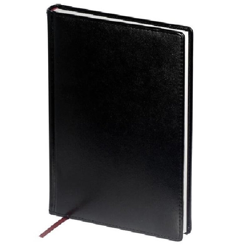 Ежедневник Attache А5+ Sidney Nebraska, черный, без обреза (3-128/18)